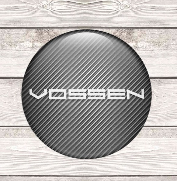 SET 4 X 40-120 Mm Hand Made Logo Vossen Silicone Stickers - Etsy