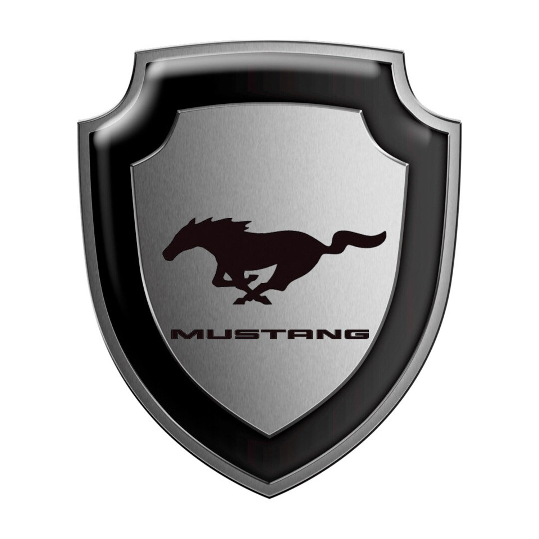Ford Mustang Shield Badge Silicone Emblem Sticker All SIZES - Etsy