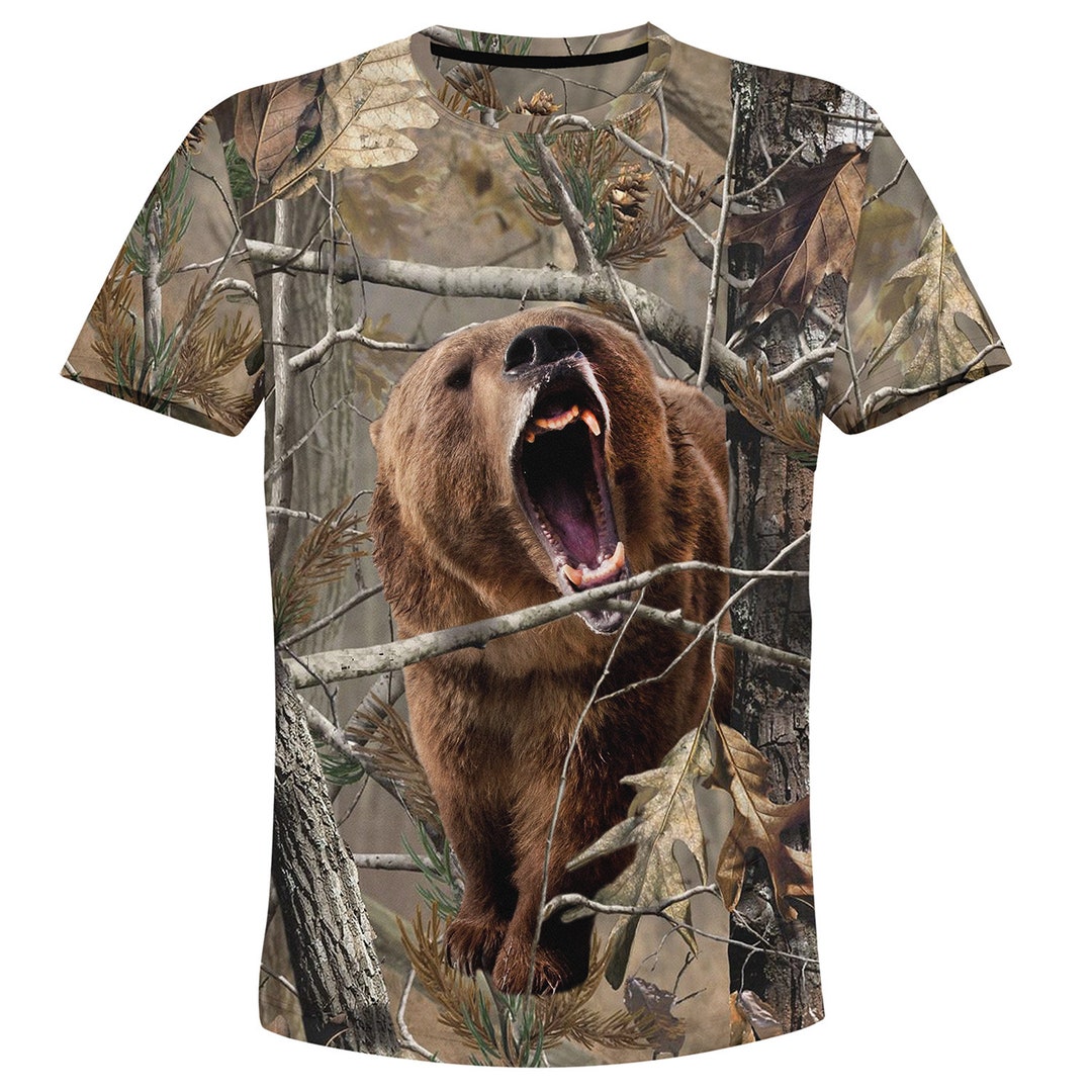 HUNTING 3D Print Graphic Top Quality Short Sleeve Crew Neck - Etsy