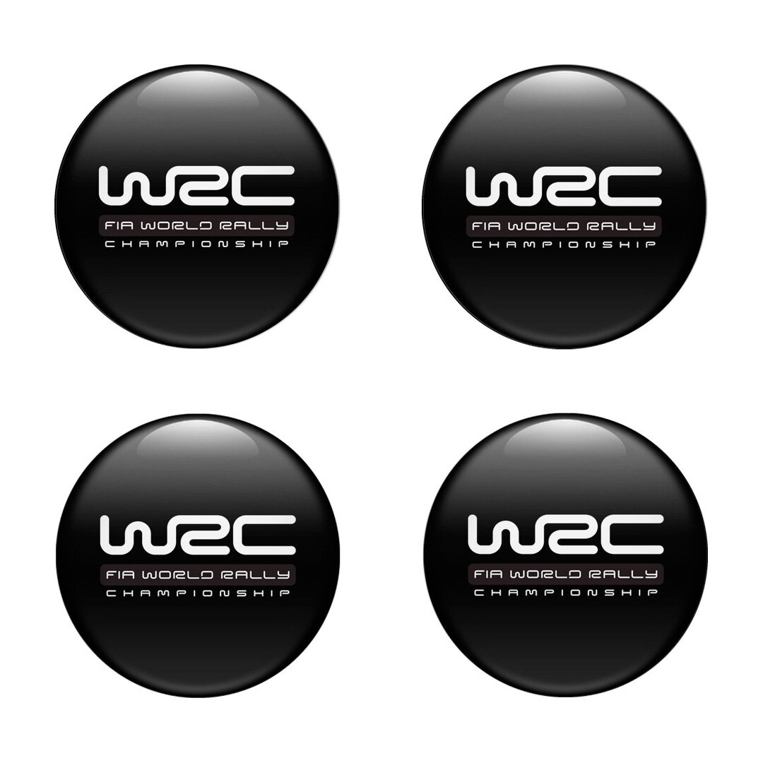 SET 4 X All Sizes Print Surface Logo WRC Carbone Silicone Self - Etsy