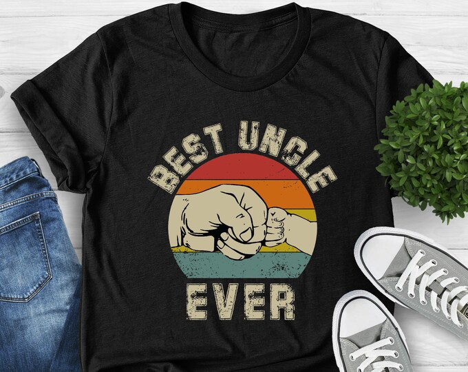 Greatest Uncle of All Time, GOAT Uncle Tshirt, Perfect Uncle Tee, Funny ...