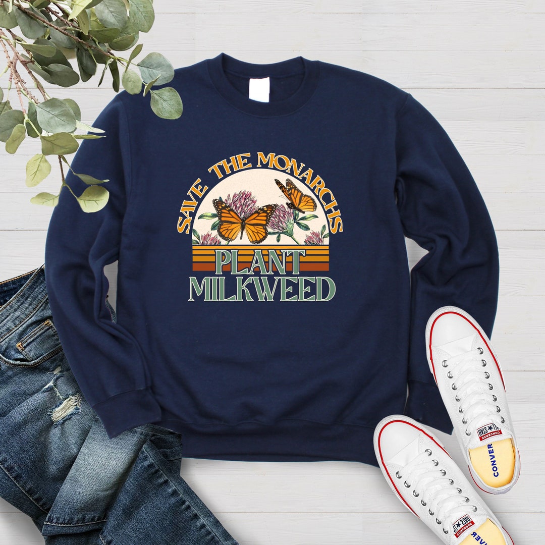 Monarch Butterfly Shirt, Save the Monarchs Shirt, Botanical Shirt ...