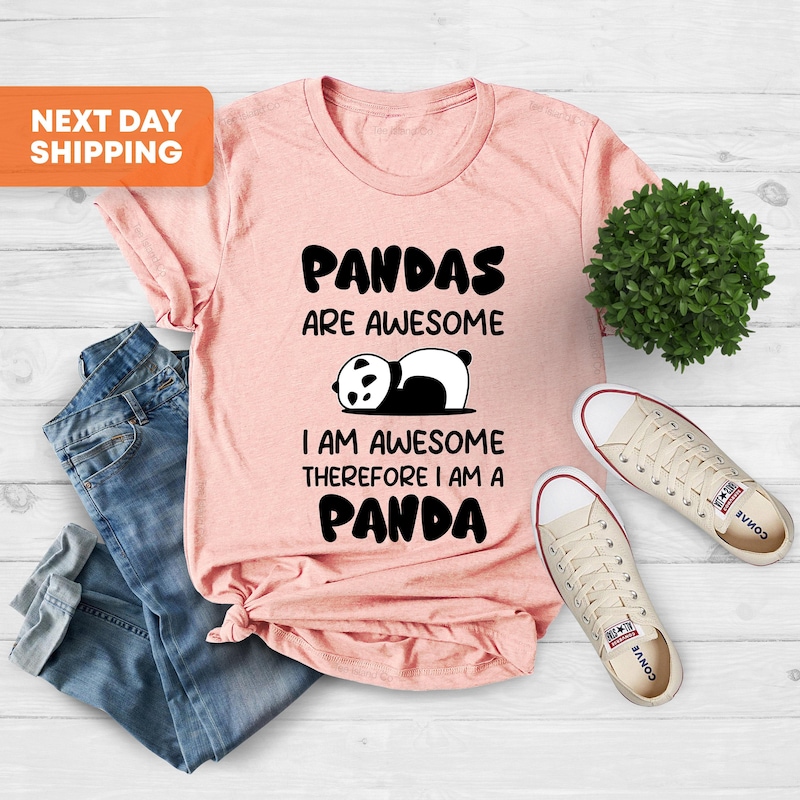 Panda T Shirts for Men - Etsy Canada