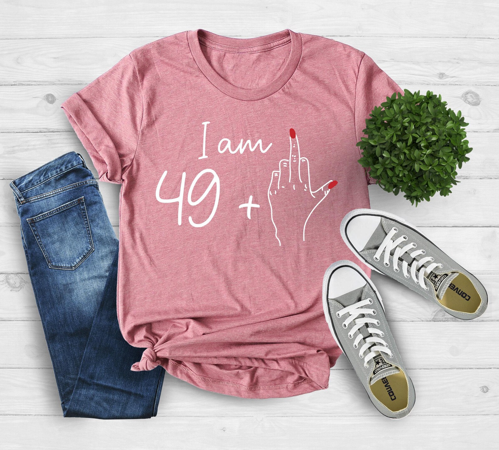 Personalized I Am Plus Middle Finger Shirt, Custom I Am Plus Age ...