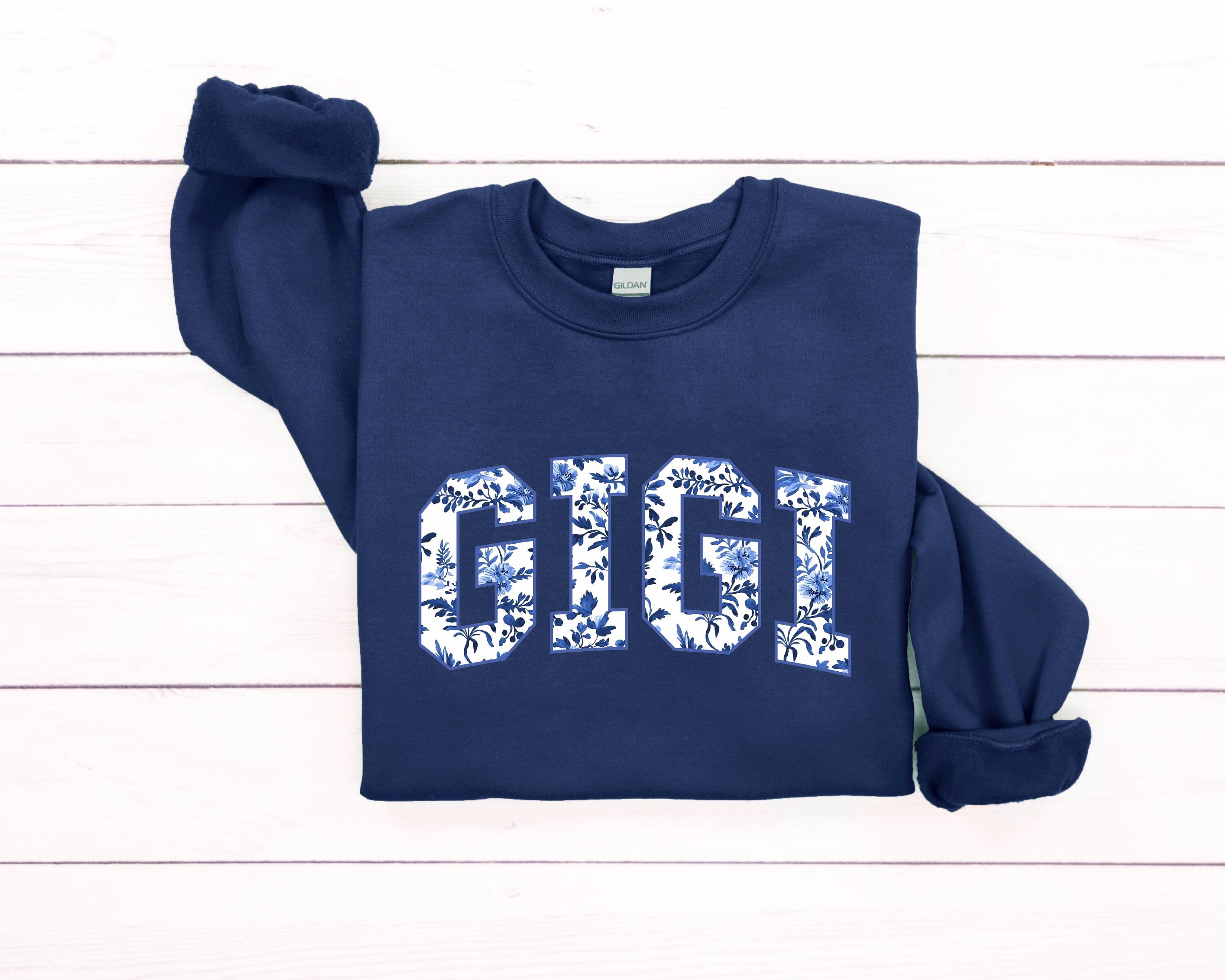 Floral Gigi Sweatshirt, Cute Nana Sweatshirt, Mother's Day Gift, Gigi ...