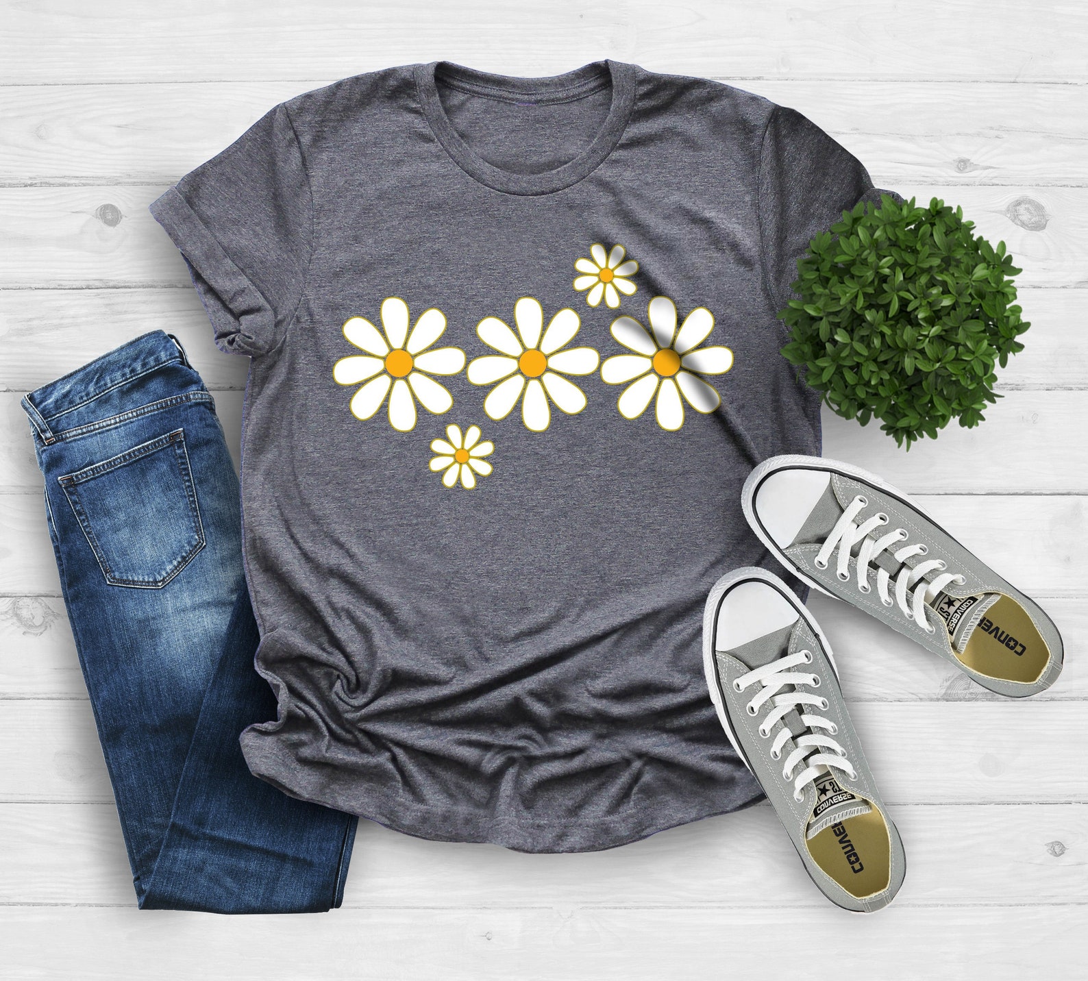 Daisy Women's Shirt, Wildflower Shirt, Spring Tee, Daisy Lover Shirt ...