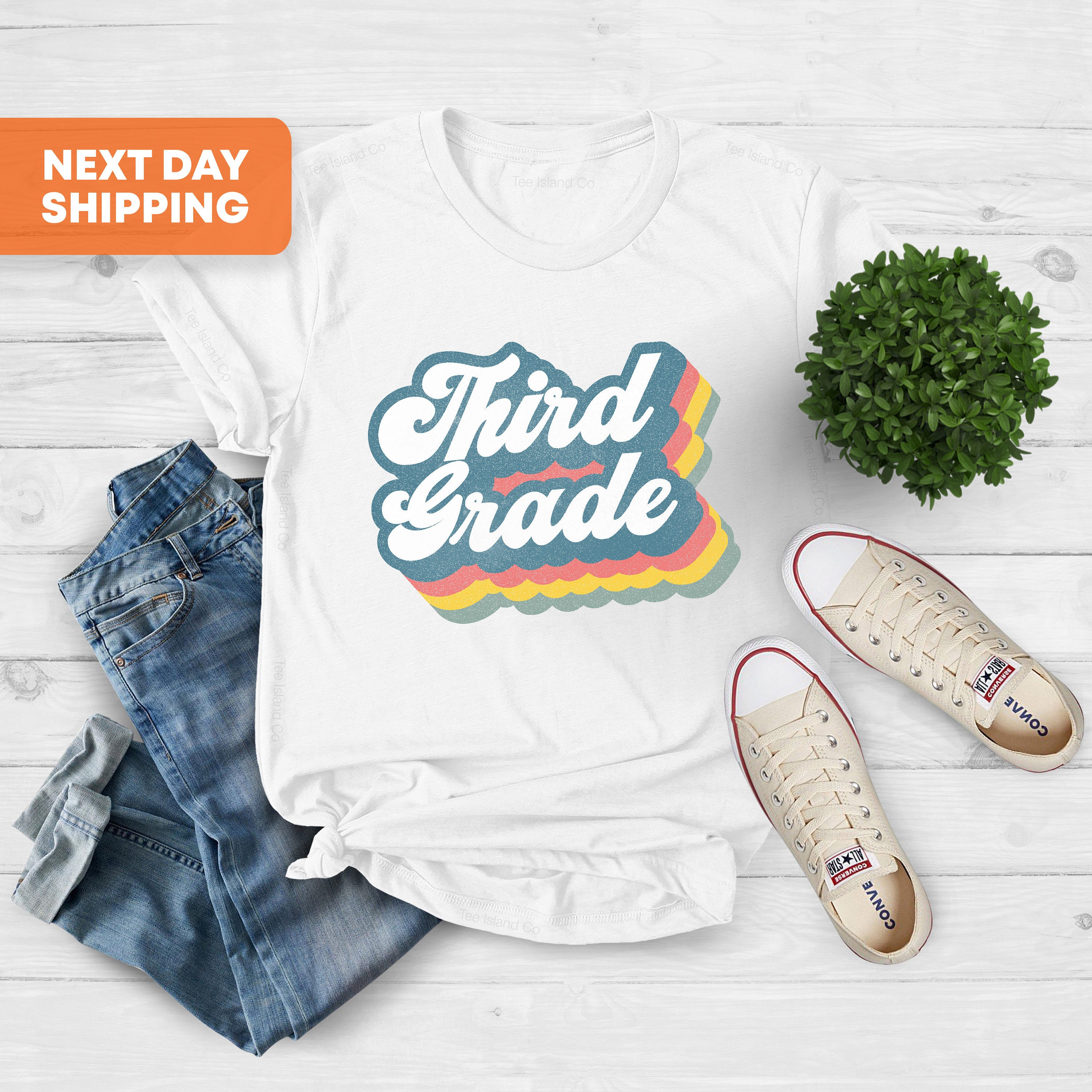 3rd Grade Shirt First Day of School Third Grade Gift3rd | Etsy