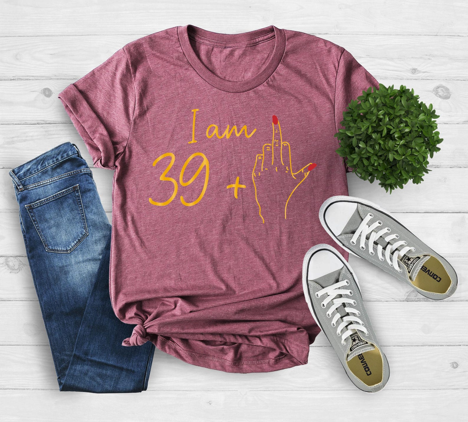 Personalized I Am Plus Middle Finger Shirt, Custom I Am Plus Age ...