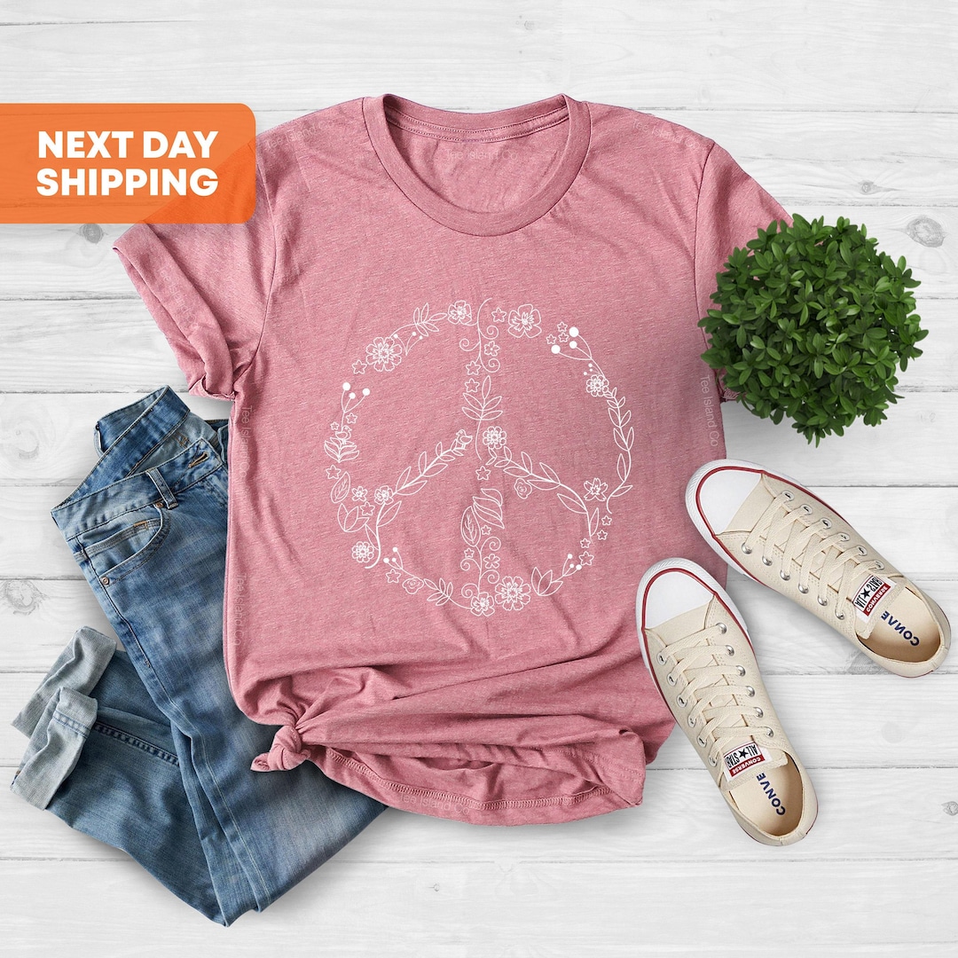 Peace Shirt, Peace T-shirt, Peace Sign Shirt, Peace Sign T-shirt, Peace ...