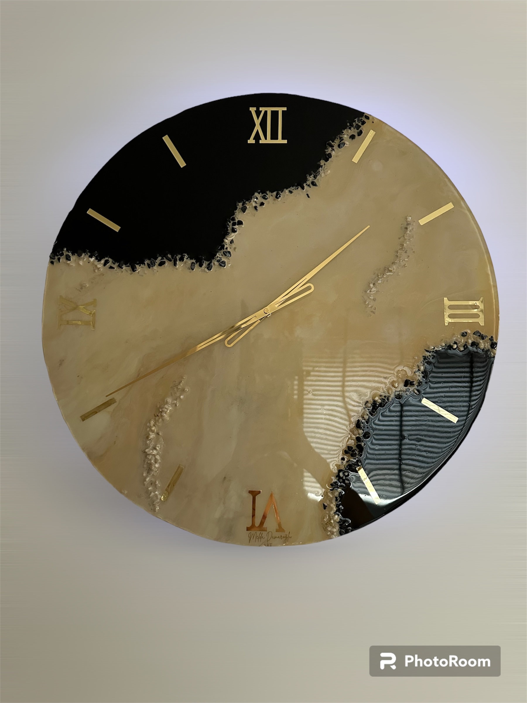 Epoxy Wall Clock - Etsy