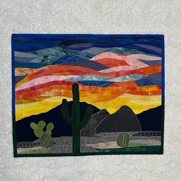 Landscape Quilt - Etsy