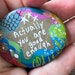 Boost Confidence With This Hand-painted Inspirational Rock - Actually ...