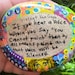 Heartfelt Gustav Klimt Art Quote Rock - 'art is a Line Around Your ...