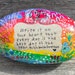 Rainbow Rock: Ralph Waldo Emerson Quote Inspirational Hand-painted Art ...