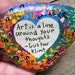 Heartfelt Gustav Klimt Art Quote Rock - 'art is a Line Around Your ...
