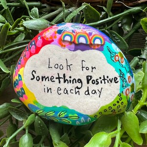 Hand-painted Kindness Rock: Inspirational Art, Positive Quote (2.25 ...