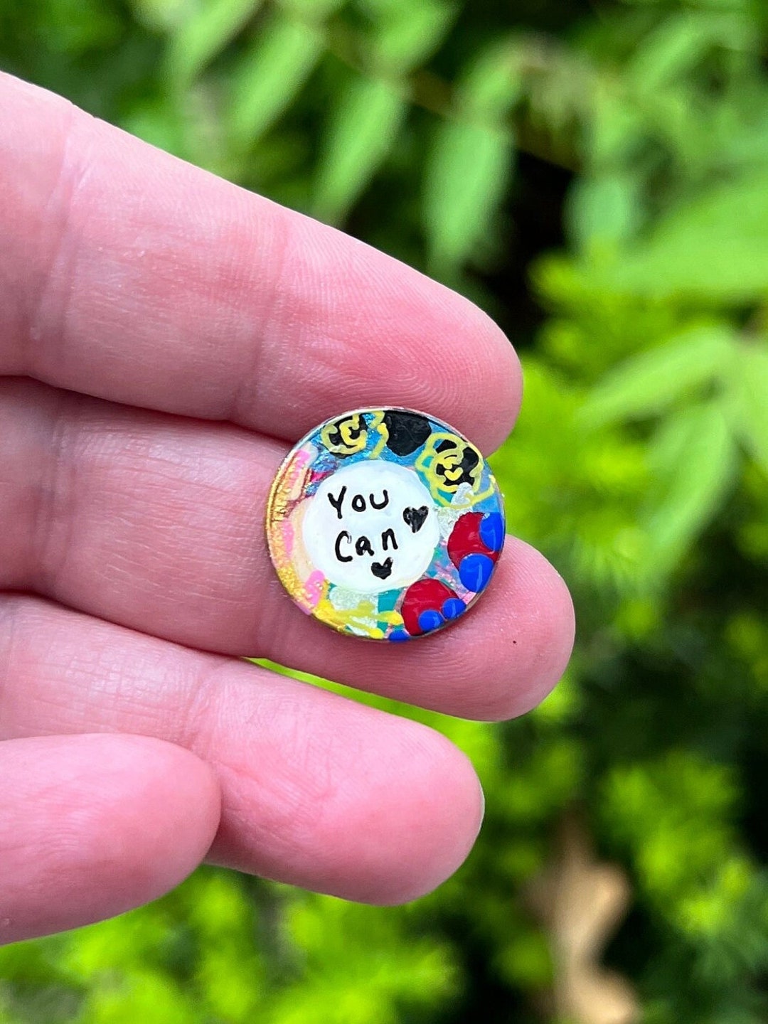 Painted Penny, You Can, Hand Painted US Penny, Coin Painting, Acrylic ...