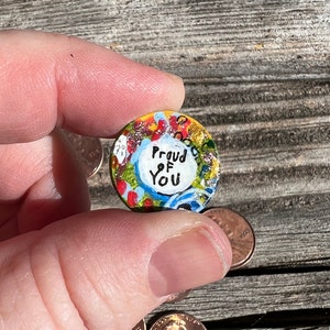 Painted Penny, Proud of You, Hand Painted US Penny, Coin Painting ...