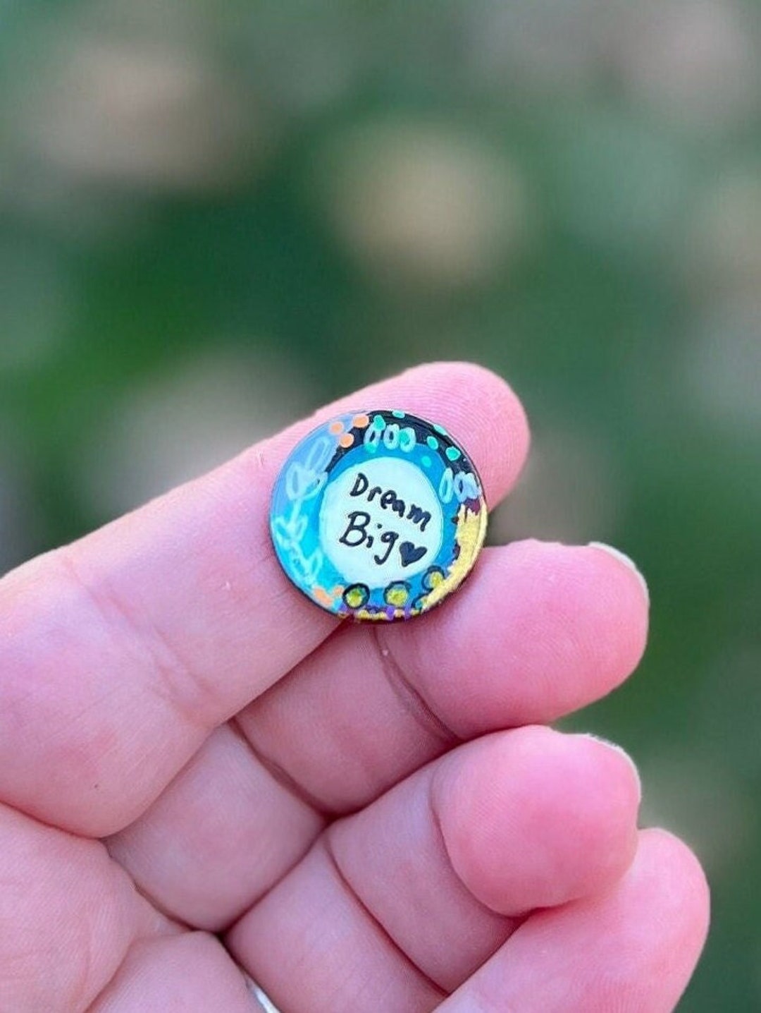 Painted Penny, Dream Big, Hand Painted US Penny, Coin Painting, Acrylic ...