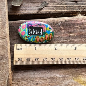 Kindness Art, Be Kind, 2 Inch Painted Rock - Etsy