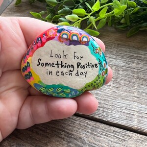 Hand-painted Kindness Rock: Inspirational Art, Positive Quote (2.25 ...