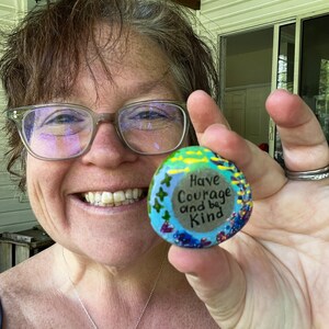 Have Courage and Be Kind, 1.69 Inch Painted Rock - Etsy