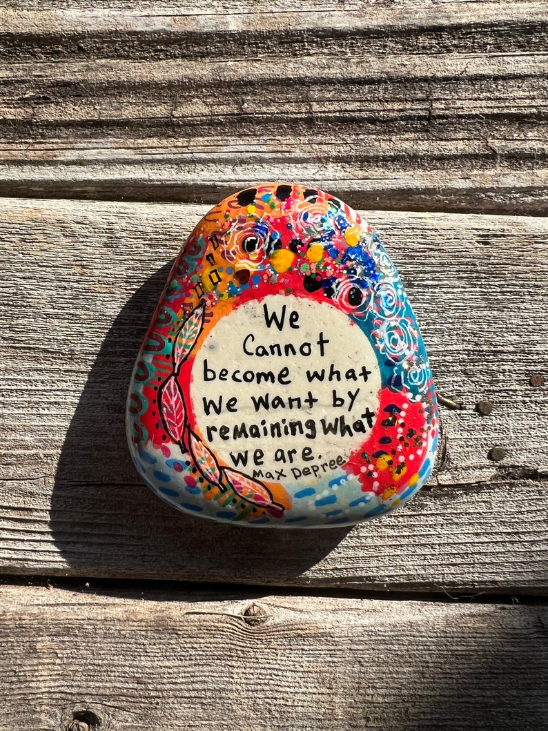 Today's Tip We Cannot Become What We Want by Remaining - Etsy