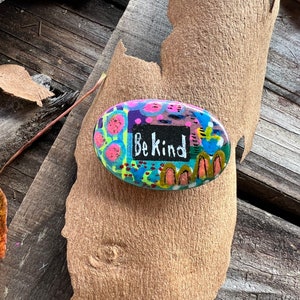 Kindness Art, Be Kind, 2 Inch Painted Rock - Etsy