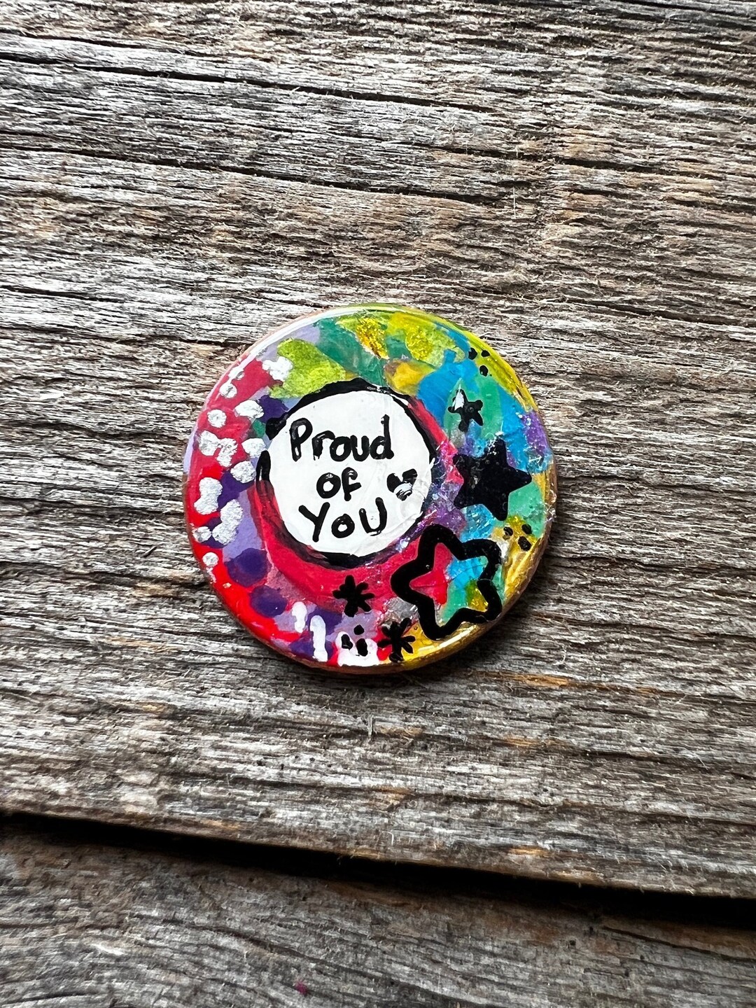 Painted Penny, Proud of You, Hand Painted US Penny, Coin Painting ...