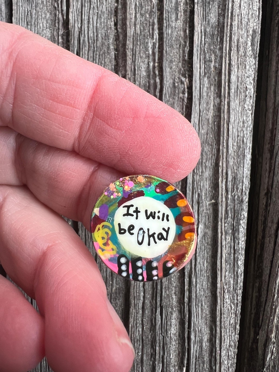 Painted Penny, It Will Be Okay, Hand Painted US Penny, Coin Painting ...