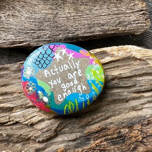 Boost Confidence With This Hand-painted Inspirational Rock - Actually ...