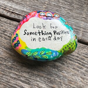Hand-painted Kindness Rock: Inspirational Art, Positive Quote (2.25 ...