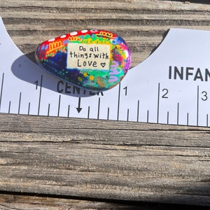 Do All Things With Love, 2.5 Inch Painted Rock - Etsy