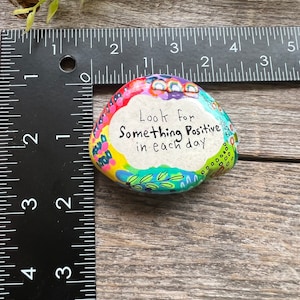 Hand-painted Kindness Rock: Inspirational Art, Positive Quote (2.25 ...