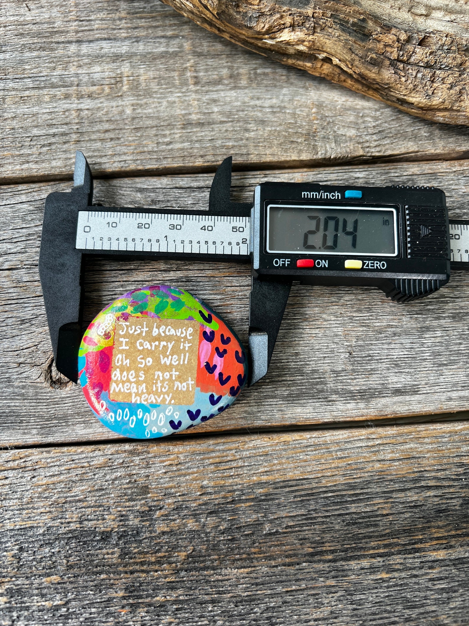 Hand Painted Rock: Inspirational Desk Decor (2.04-inch) - Etsy