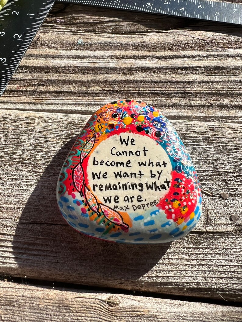 Today's Tip We Cannot Become What We Want by Remaining - Etsy