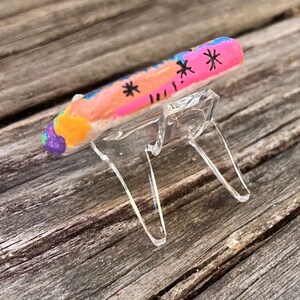 Rock Display Stand Mini Acrylic Easel Stands (painted Rock Art Not ...