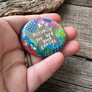 Boost Confidence With This Hand-painted Inspirational Rock - Actually ...