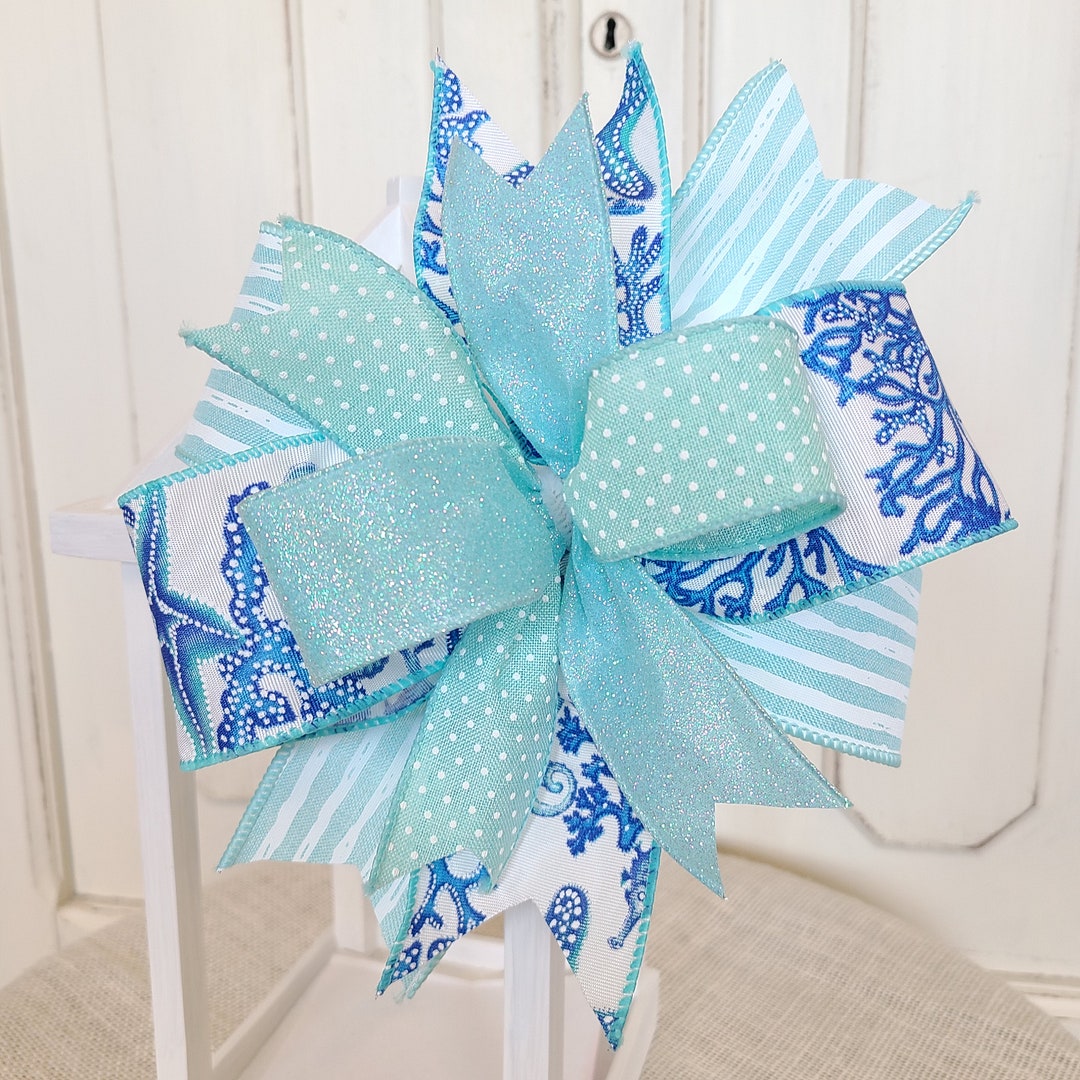 Tropical Summer Seashore Bow for Home Decor Featuring Ribbon With ...