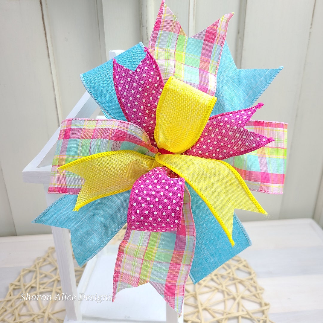Spring Easter Bow for Baskets, Wreaths, Lanterns, Gifts and More ...