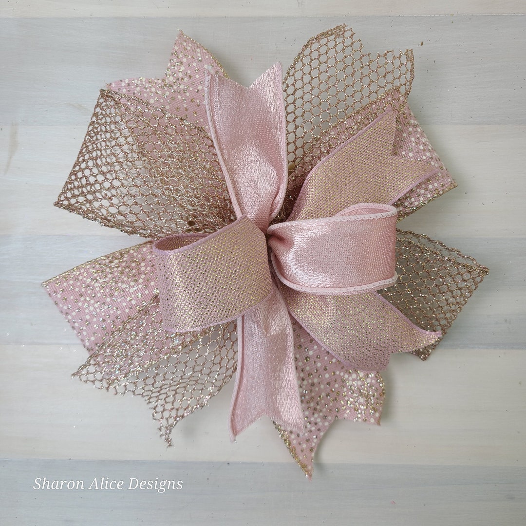 Romantic, Elegant, Soft Pink Bow for Valentine's Day, Wedding, or ...