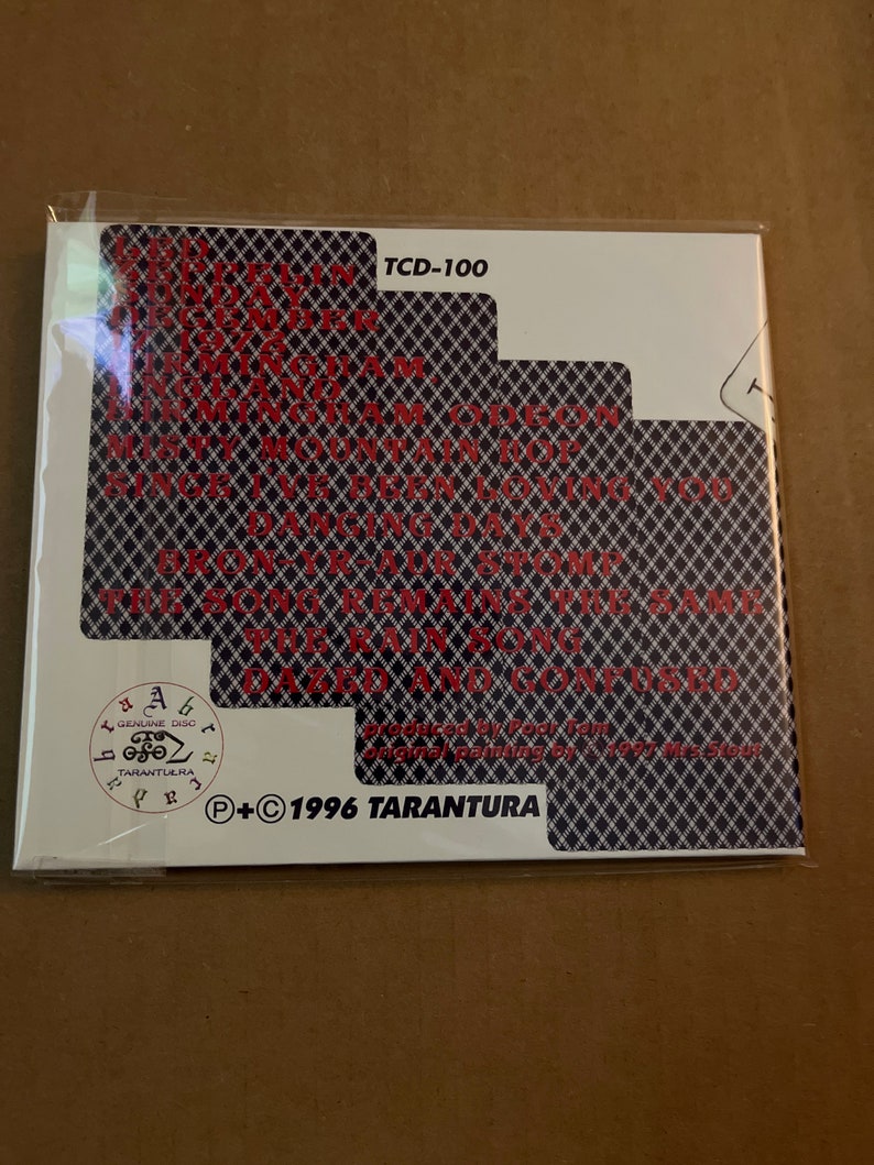 Led Zeppelin Four Cards CD - Etsy