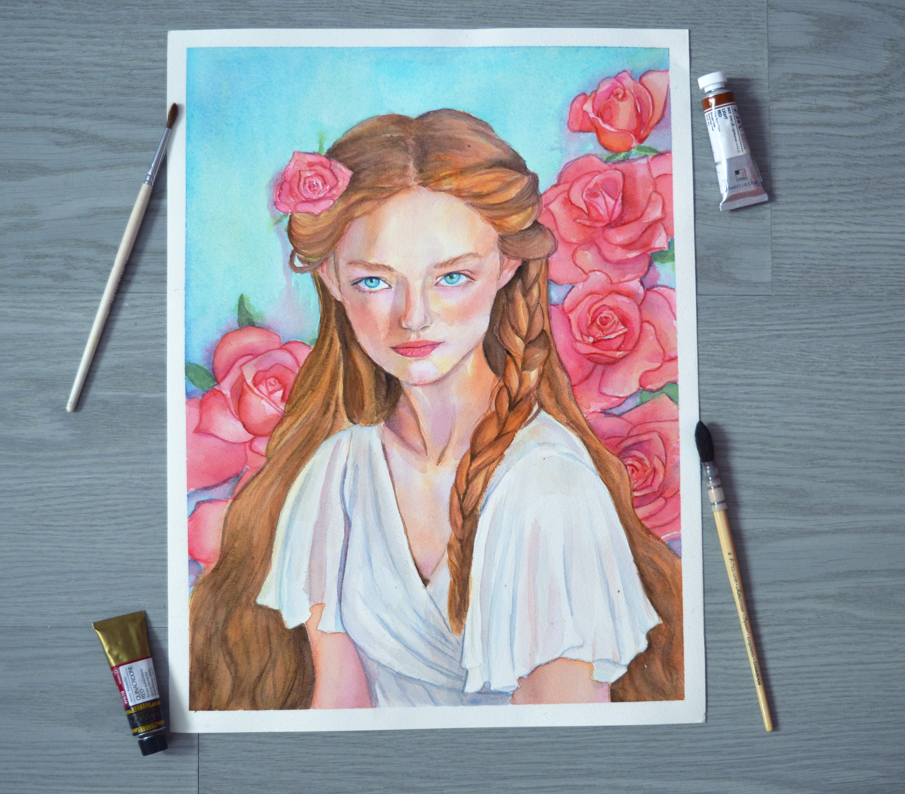 Fresh Summer Breath Watercolor Original Painting - Etsy