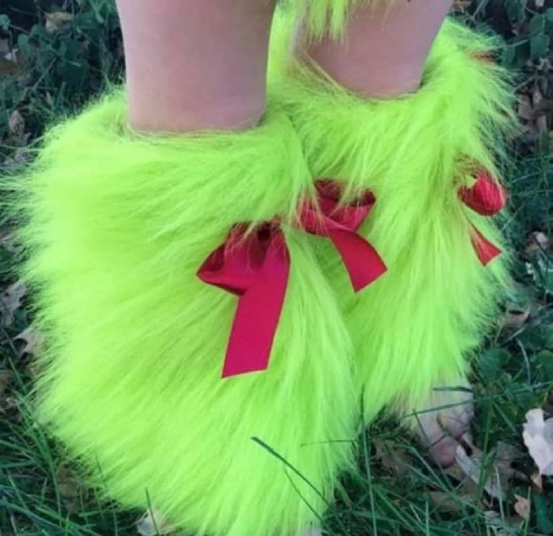 Christmas Leg Warmers and Hat - Etsy