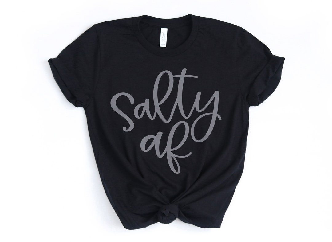 Salty AF SVG | Funny IV Bag | Nurse T-shirt Design | Digital Cut File ...
