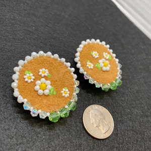 Moose Hide Daisy Earrings - Etsy
