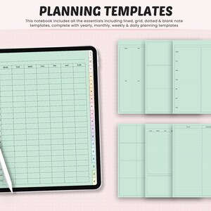 Digital Student Goodnotes Notebook, Minimal Planner, College, Cornell ...