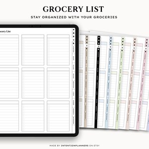 Digital Recipe Book Journal Tracker Planner Meal Planner Cook - Etsy