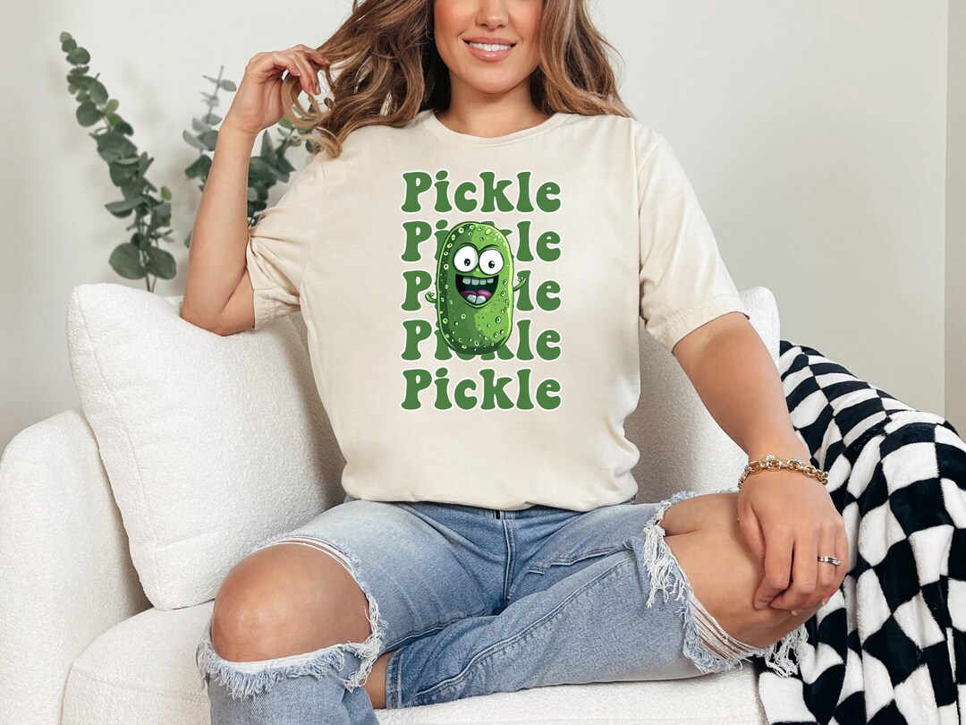 Funny Pickle Shirt, Retro Pickle Shirt, Green Pickle Shirt, Pickle ...