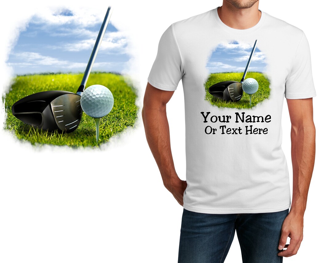 Personalized T-shirt Golf Club Tee Design, Sports Shirt, Printed Shirt ...